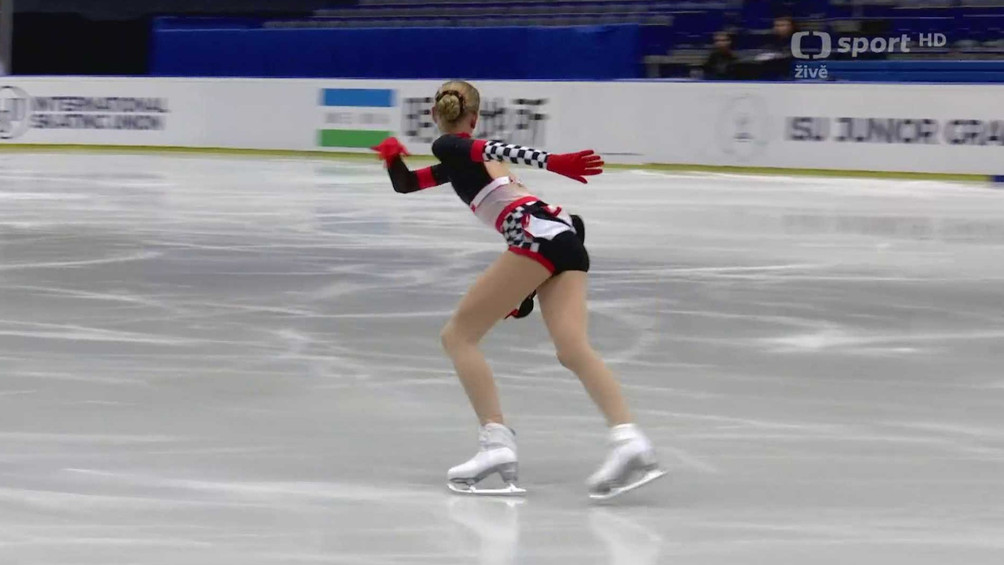 Volné jízdy žen - ISU Junior Grand Prix Ostrava 2024 | Česká televize