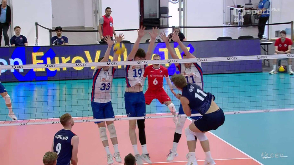 Norsko - Česko - CEV Evropská volejbalová liga mužů | Česká televize