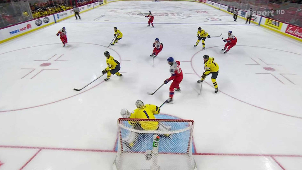 Švédsko - Česko - MS v ledním hokeji U20 2025 Kanada | Česká televize