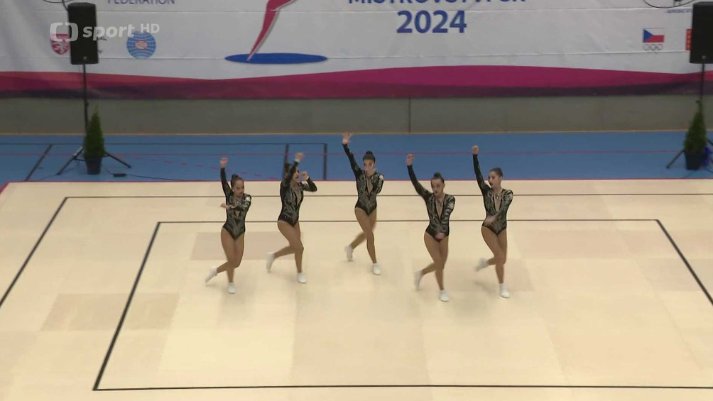 Czech Aerobic Open - Gymnastika | Česká televize