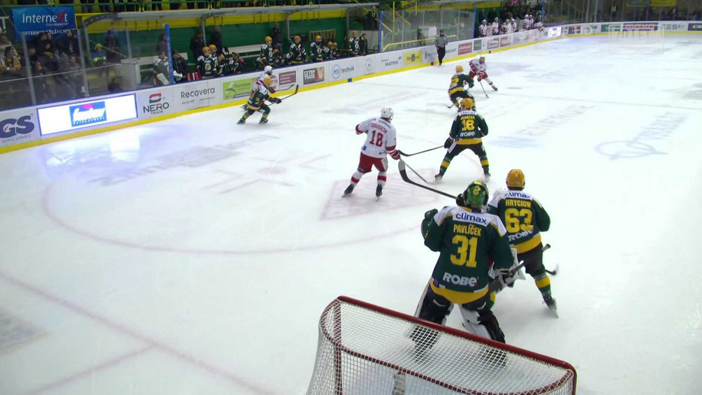 VHK ROBE Vsetín - HC Slavia Praha - Maxa liga | Česká televize