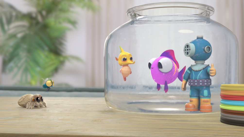 Prasklina v akvárku - Pavouk Lukáš | Česká televize