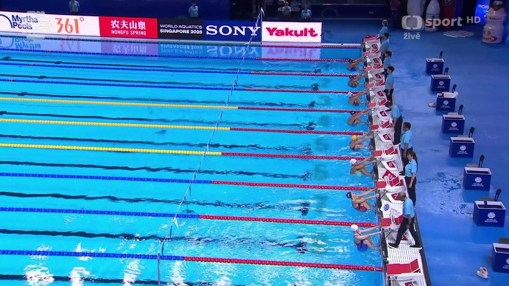 MS Singapur - MS v plavání 2025 Singapur | Česká televize