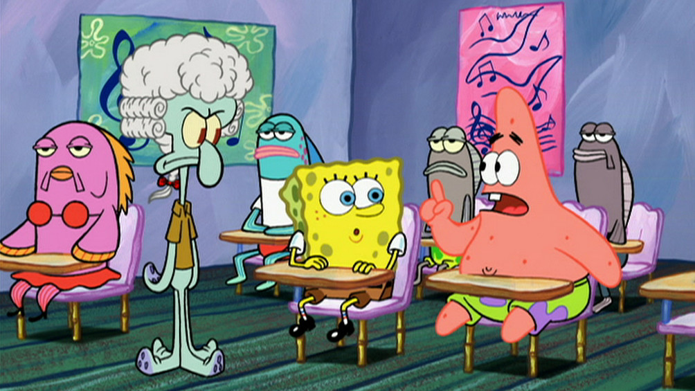 Vítězný pohár/Sépiák profesorem - SpongeBob v kalhotách | Česká televize