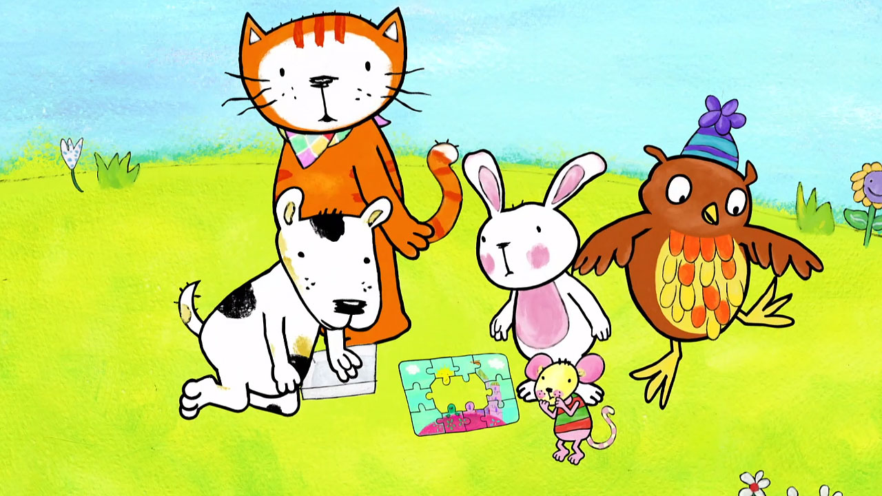 Skládání skládačky - Kočička Poppy | Česká televize