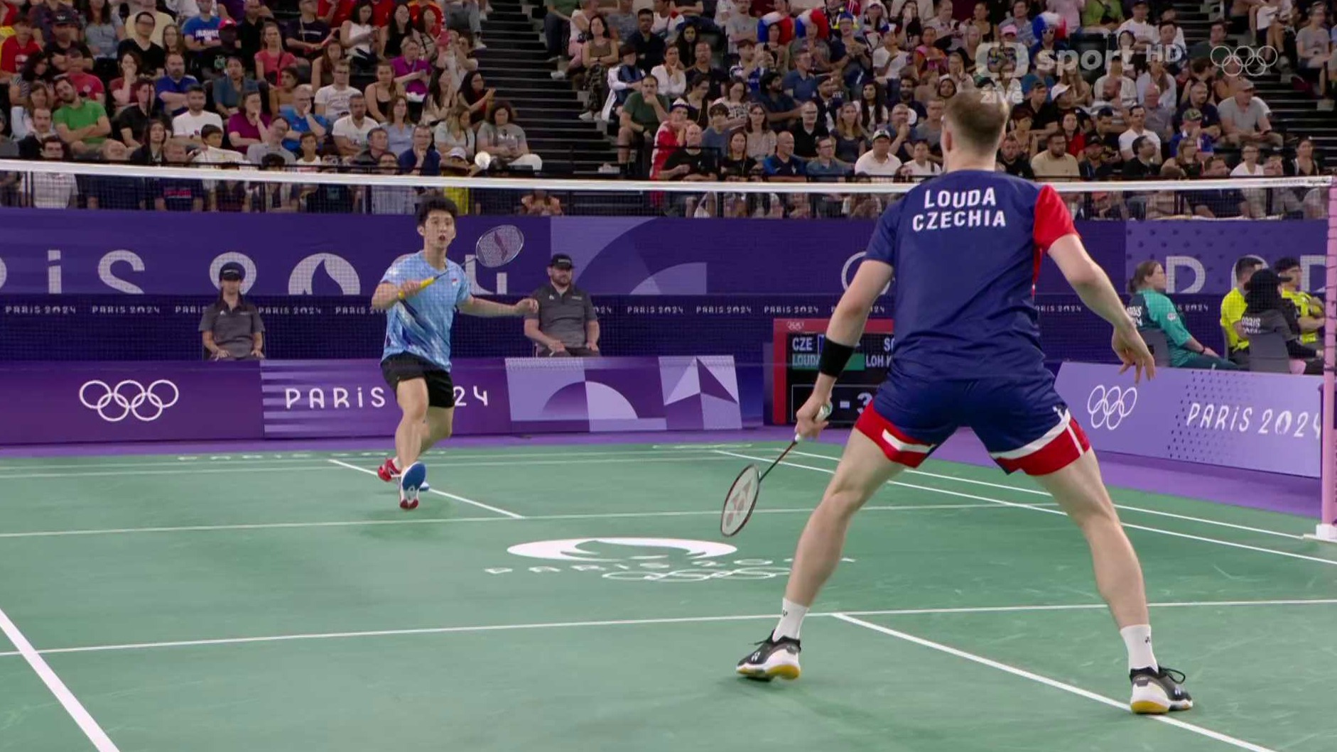 Badminton: Kean Yew Loh - Jan Louda - XXXIII. letní olympijské hry 2024 ...